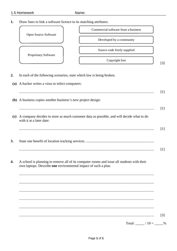 J277 OCR 1.6 Ethical, Legal, Cultural and Environmental Impacts ...