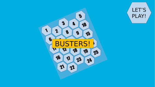 Busters / MathBusters (BlockBusters) Maths Game / Quiz Blank Template ...
