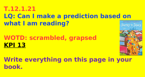 Journey to Jo'burg - Year 5/6 Guided Reading Scheme of Work - *OFSTED ...