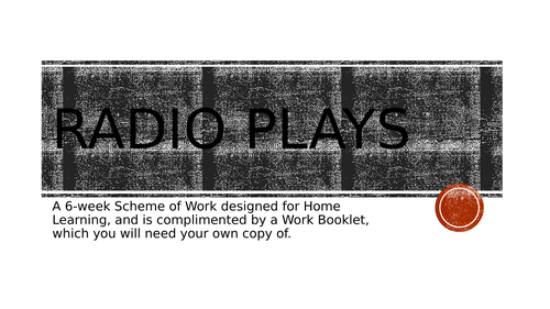 Drama Home Learning - Radio Plays | Teaching Resources