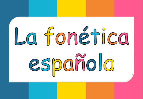 DISPLAY: Spanish phonics | Teaching Resources