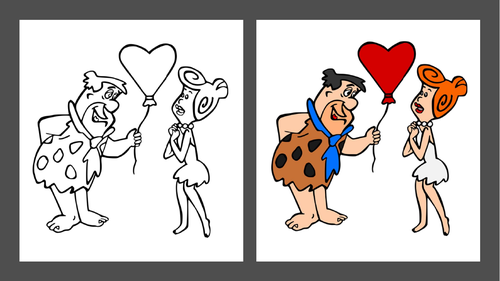 5 Cartoon Character Colouring sheets | Teaching Resources