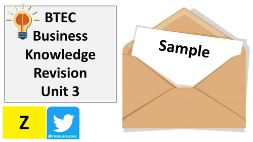 BTEC Business Unit 3 Personal and business finance - knowledge revision ...