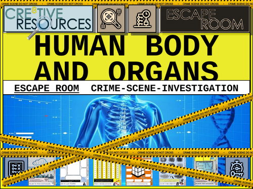 Human Body and Organs Escape Room | Teaching Resources