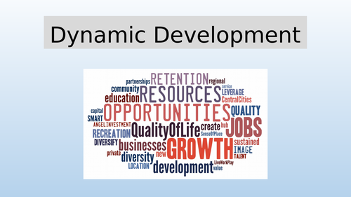 Dynamic Development L1: Why are some countries richer than others ...