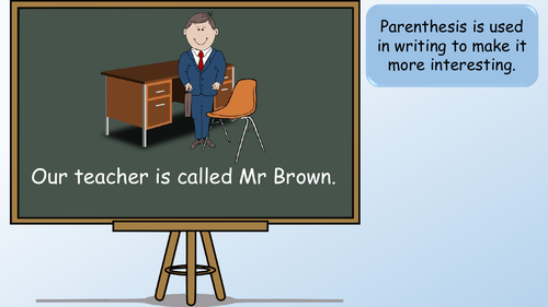 Parenthesis PowerPoint Lesson | Teaching Resources
