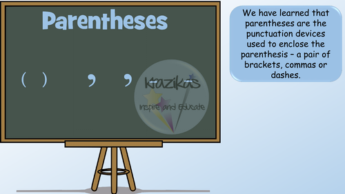 Parenthesis PowerPoint Lesson | Teaching Resources