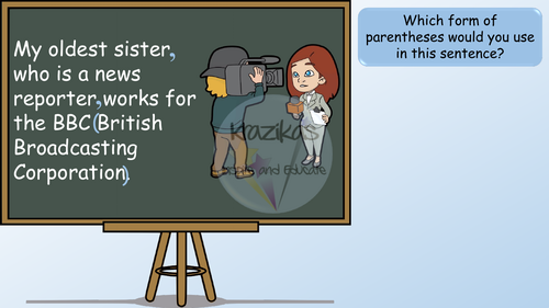 Parenthesis PowerPoint Lesson | Teaching Resources