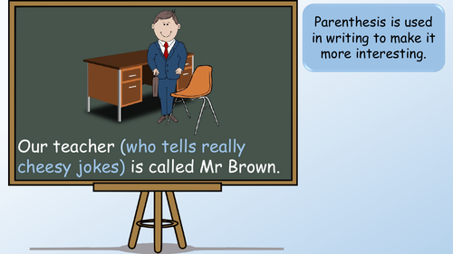 Parenthesis PowerPoint Lesson | Teaching Resources
