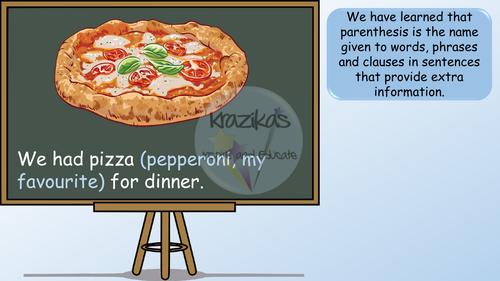 Parenthesis PowerPoint Lesson | Teaching Resources