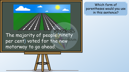 Parenthesis PowerPoint Lesson | Teaching Resources