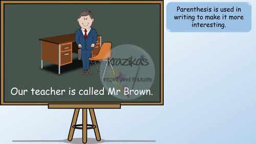 Parenthesis PowerPoint Lesson | Teaching Resources