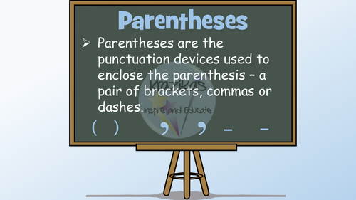 Parenthesis PowerPoint Lesson | Teaching Resources