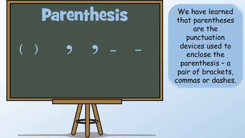 Parenthesis PowerPoint Lesson | Teaching Resources