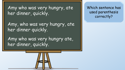 Parenthesis PowerPoint Lesson | Teaching Resources
