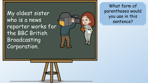 Parenthesis PowerPoint Lesson | Teaching Resources