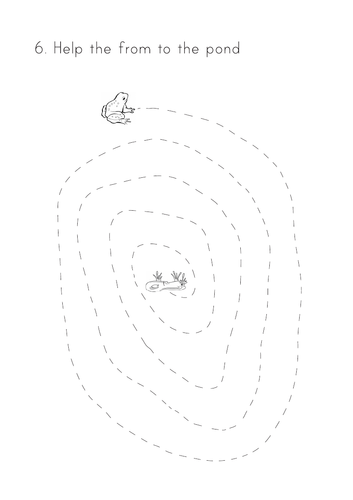 Fine Motor Tracing Worksheets | Teaching Resources