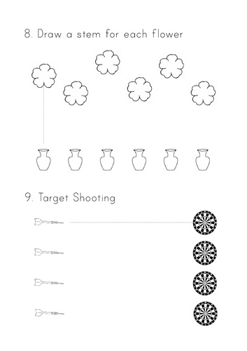 Fine Motor Tracing Worksheets | Teaching Resources