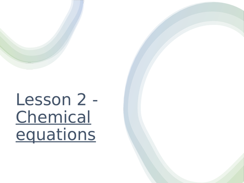 AQA GCSE Chemistry (9-1) - C1.2 Chemical equations FULL LESSON ...