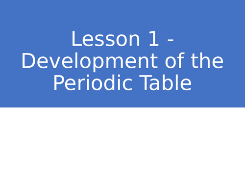 AQA GCSE Chemistry (9-1) - C2.1 Development of the periodic table FULL ...