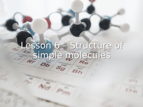 AQA GCSE Chemistry (9-1) - C3.6 Structure of simple molecules FULL ...