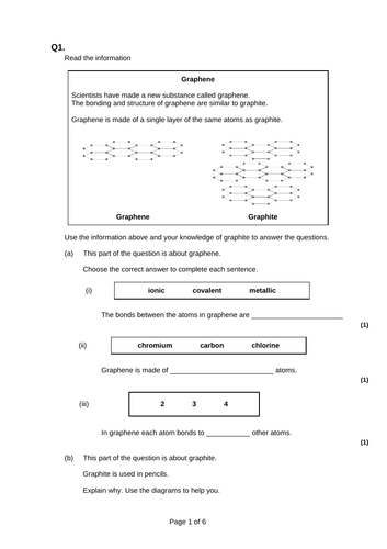 AQA GCSE Chemistry (9-1) - C3.7 Giant covalent structures FULL LESSON ... AQA GCSE Chemistry (9-1) - C3.7 Giant covalent structures FULL LESSON ...