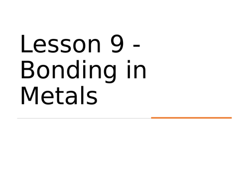 AQA GCSE Chemistry (9-1) - C3.9 Bonding in metals FULL LESSON ...