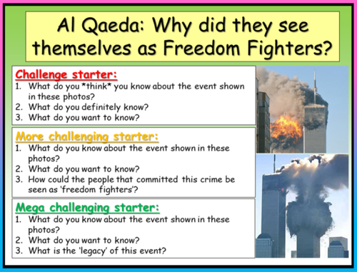 Terrorism - Al Qaeda | Teaching Resources