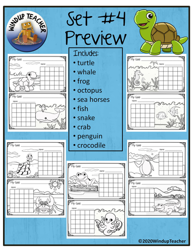 Animal Sticker Chart Bundle Set | Teaching Resources