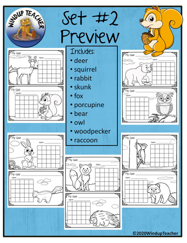 Animal Sticker Chart Bundle Set | Teaching Resources