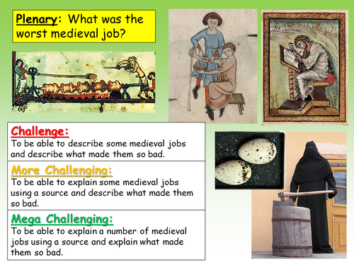 Medieval Jobs | Teaching Resources