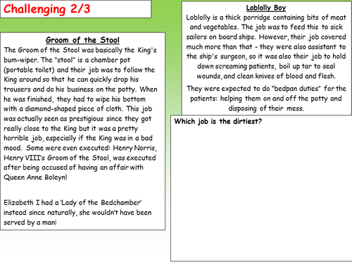 Medieval Jobs | Teaching Resources