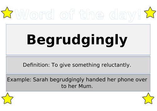 Year 4 Word of the Day posters | Teaching Resources