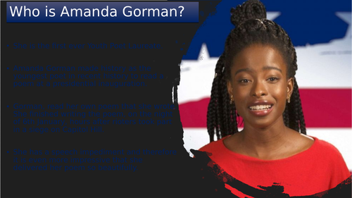 Amanda Gorman Inauguration Poem, ‘The Hill We Climb' | Teaching Resources