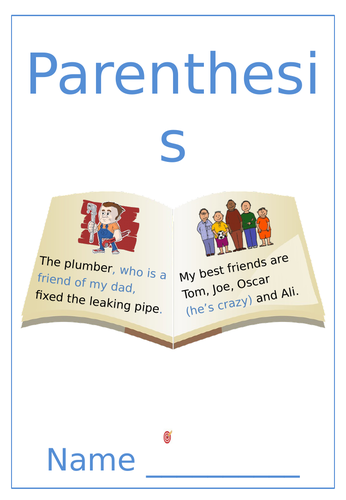 Parenthesis - Brackets, Commas, Dashes | Teaching Resources