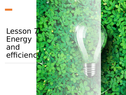AQA GCSE Physics (9-1) - P1.7 Energy and efficiency FULL LESSON ...