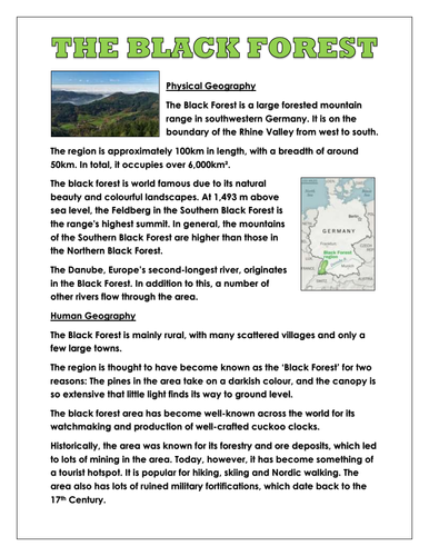 Europe: Physical and Human Geography (People and Places) | Teaching ...