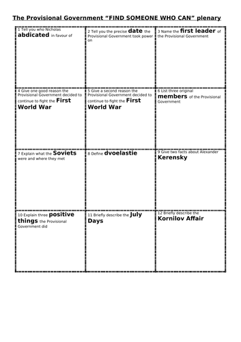 How successful was the Provisional Government? | Teaching Resources