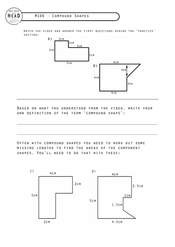 Area and Perimeter of 2D Shapes Worksheets | Teaching Resources