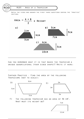 Area and Perimeter of 2D Shapes Worksheets | Teaching Resources