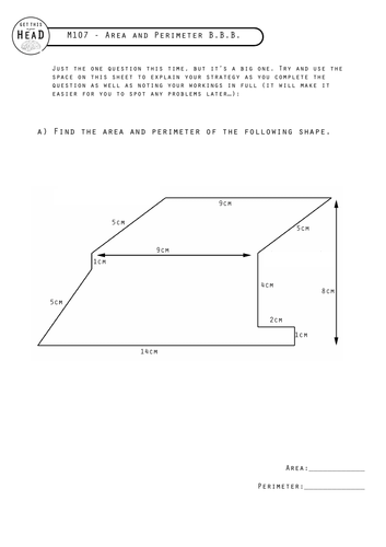 Area and Perimeter of 2D Shapes Worksheets | Teaching Resources