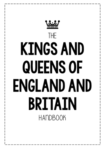 Kings & Queens of England Handbook | Teaching Resources