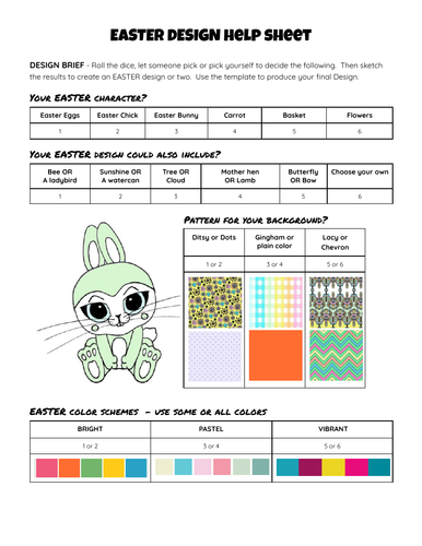 EASTER | DESIGN YOUR OWN Egg Hunt Bag Activity | Teaching Resources