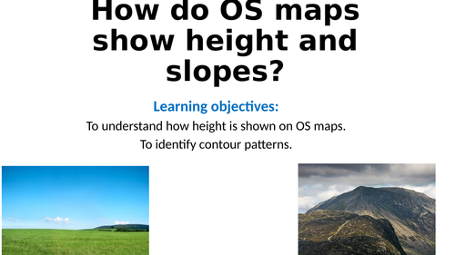 KS3 Map skills: Height on a map-contours | Teaching Resources