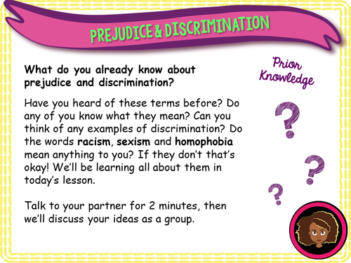 Prejudice and Discrimination | Teaching Resources