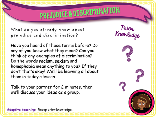 Prejudice and Discrimination | Teaching Resources