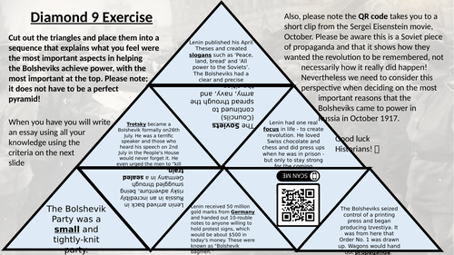 How did the Bolsheviks come to power in 1917? | Teaching Resources