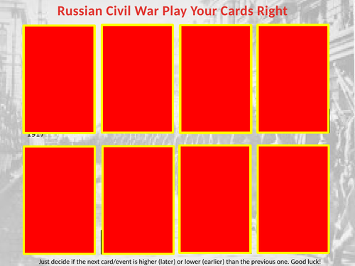 Why did the Reds win the Russian Civil War? | Teaching Resources