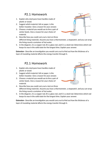 AQA GCSE Physics (9-1) - P2.1 Energy transfer by conduction FULL LESSON ...
