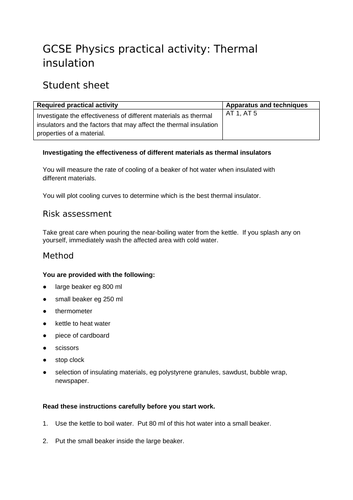 AQA GCSE Physics (9-1) - P2.5 Heating and insulating buildings FULL ...